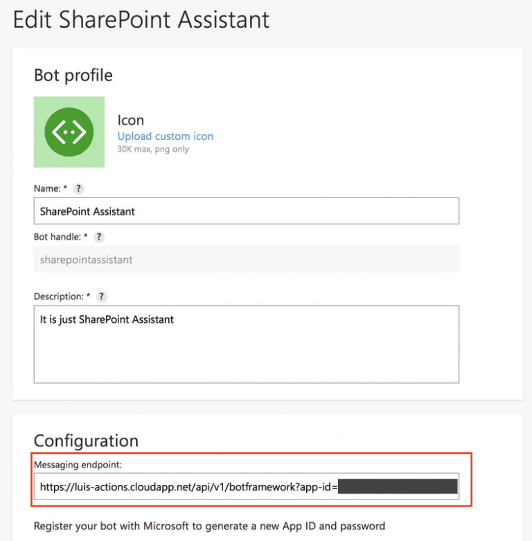 Getting started with SharePoint Framework, Bot Framework and LUIS - vinrotlab.io